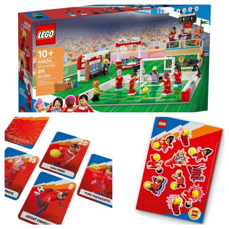 LEGO 40634 Icons of Play + FREE VIP 5008035 + 5008036 (FIFA) (Neu und ...