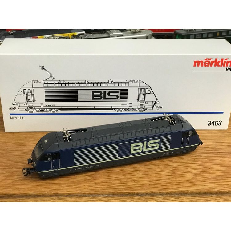 MÄRKLIN H0 E-LOK SERIE 465 " BLS " 3463 (Neu (gemäss Beschreibung)) in ...