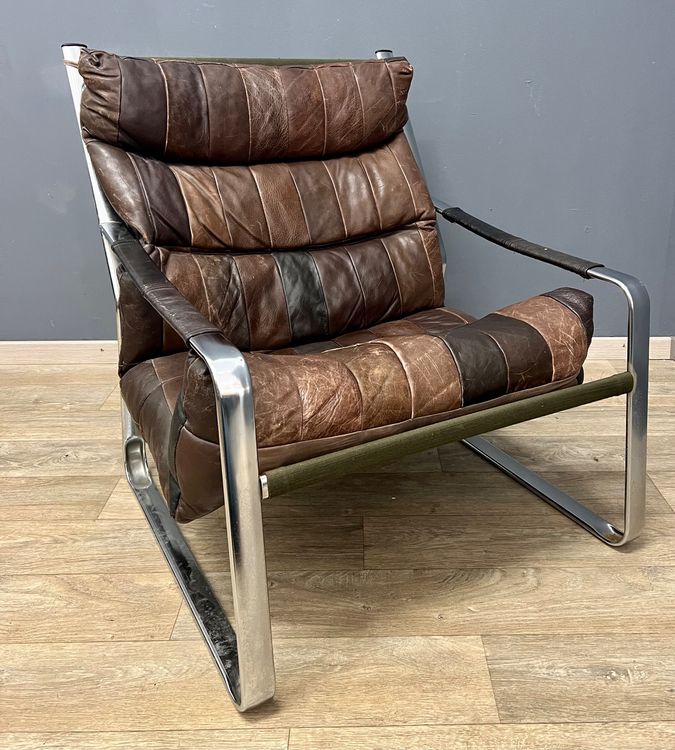 70er Designklassiker Leder Sessel Lounge Sessel (D'occasion) à ...