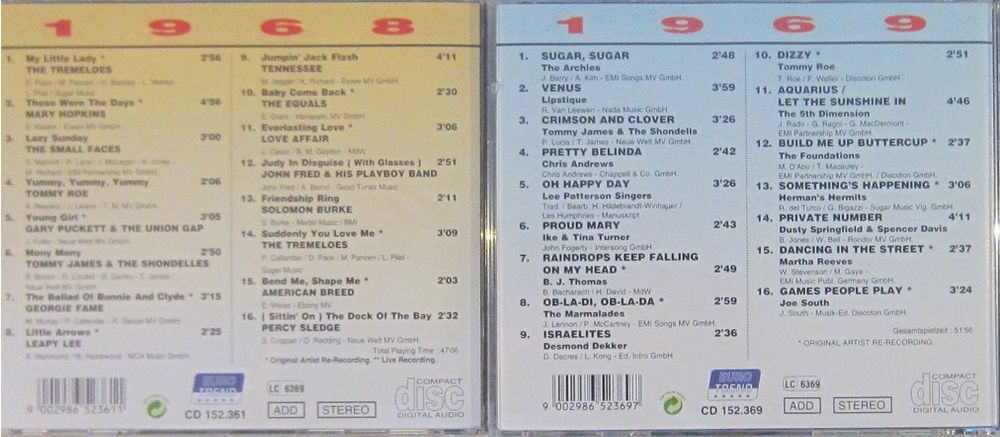 Die Hits der 60er (10 CD-Box) | Kaufen auf Ricardo