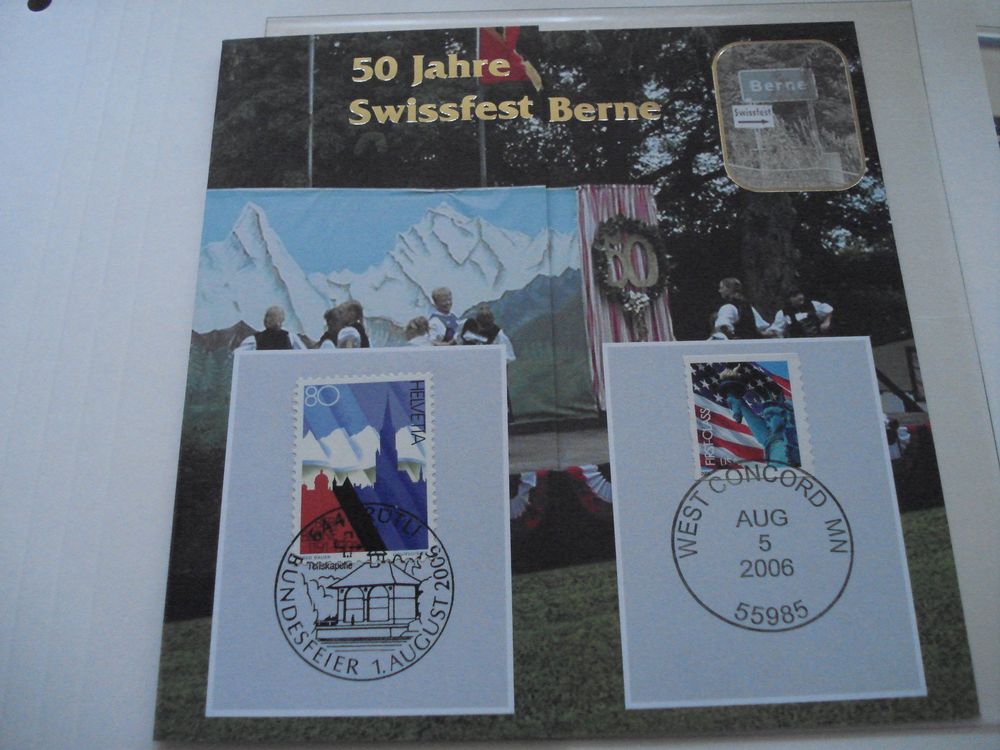 Folder 50 Jahre Swiss Fest, Berne, Minnesota, 2006 (Gebraucht) in ...