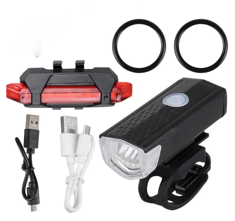 Fahrradlicht Set LED (vorne + hinten) mit Akku, AKTIONSPREIS (Neu und originalverpackt) in ...