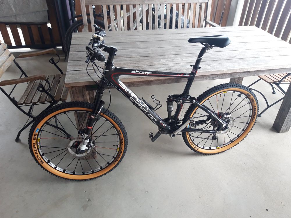 Mountainbike Simplon Stomp Fully Carbon Grösse L Shimano XTR (Defekt ...