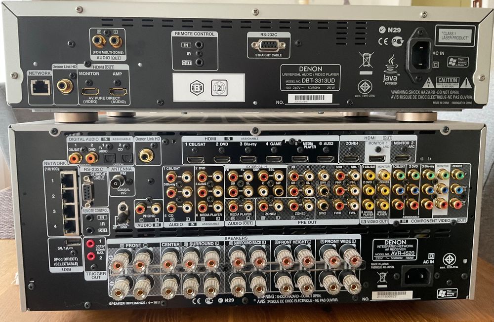 Denon AVR 4520 / Denon DBT - 3313 UD Farbe silber | Kaufen auf Ricardo
