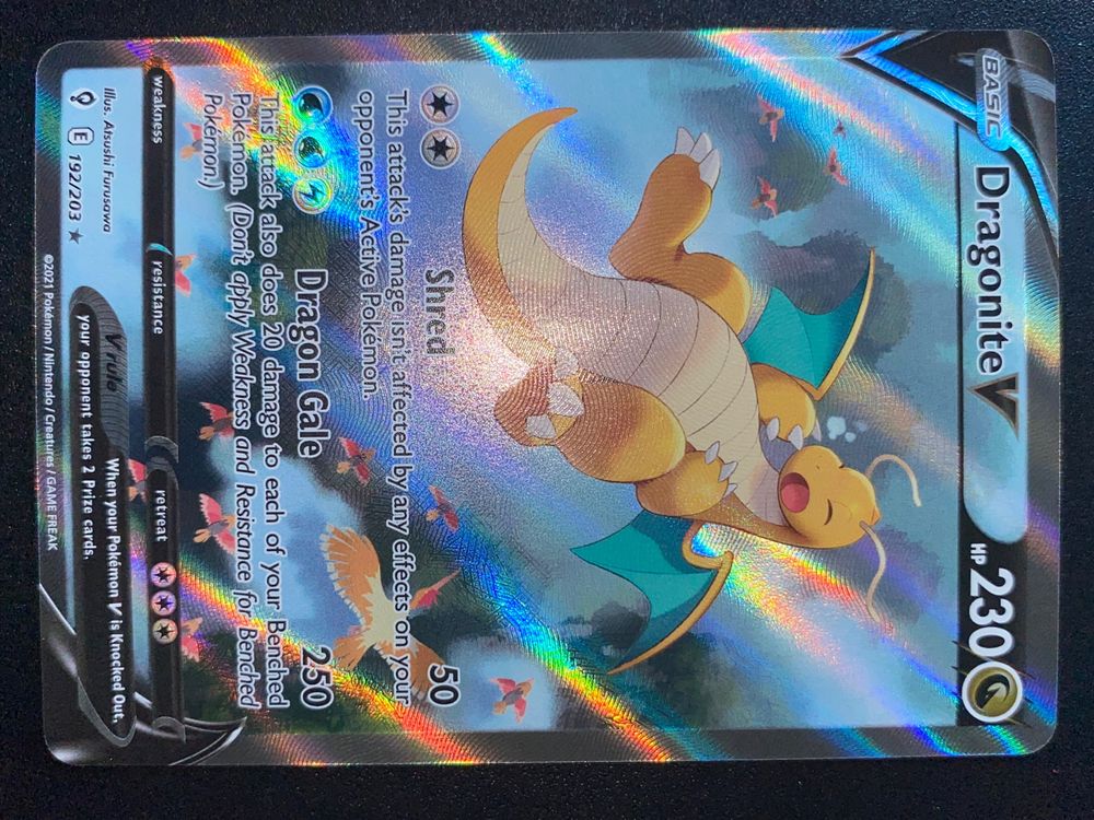 Dragonite V (192/203) - Evolving Skies - NM+ - EN (Neu (gemäss ...
