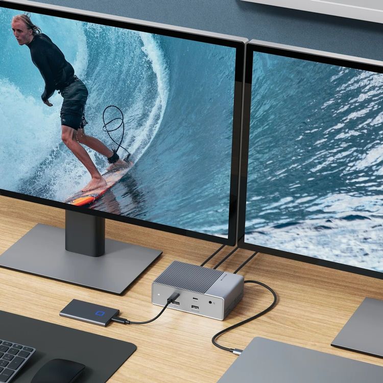 Targus Dockingstation GEN2 HyperDrive 2x4K mit Ladefunktion (Neu und ...