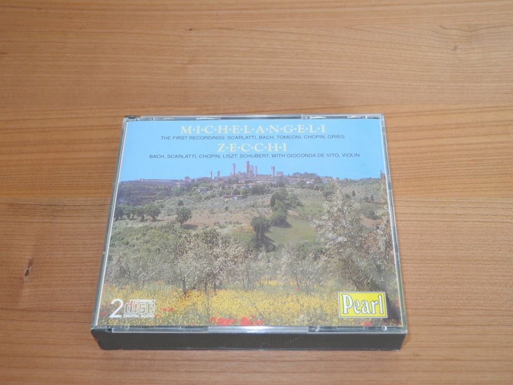 FRÜHE AUFNAHMEN VON MICHELANGELI + ZECCHI - 2 CDs (Neu (gemäss ...