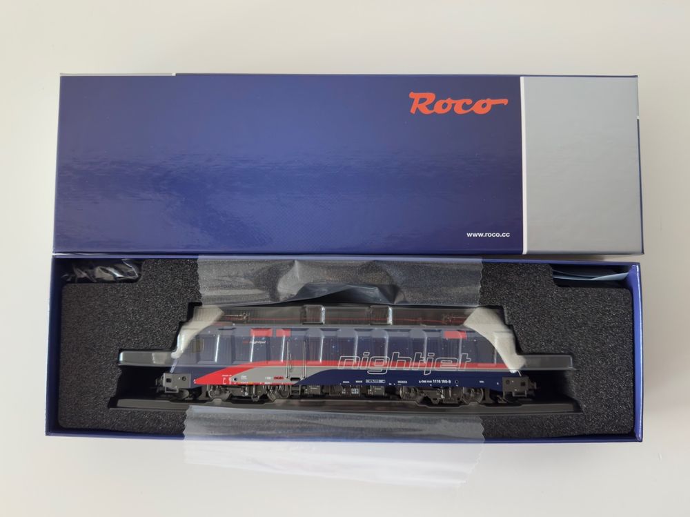 ROCO 73241 Rh 1116 ÖBB Nightjet DC (Neu und originalverpackt) in Romont ...