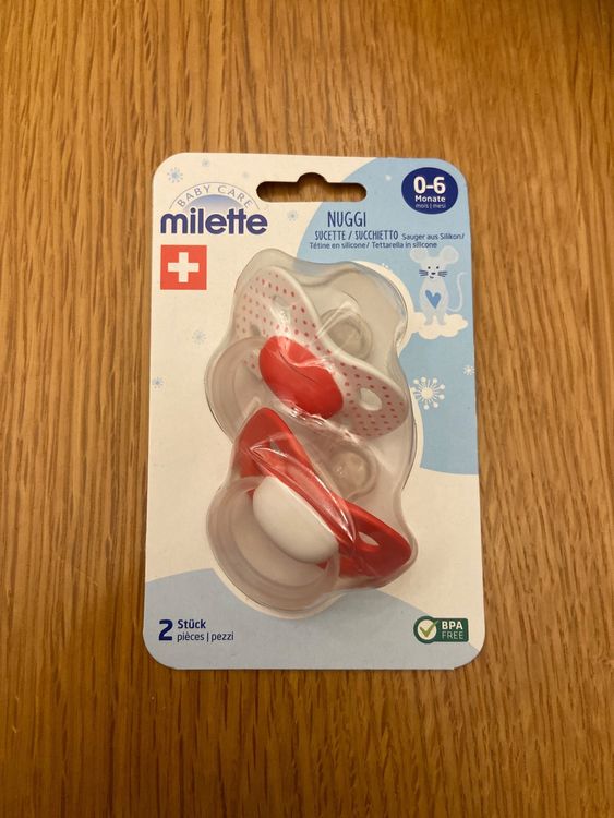 2er Set Milette Nuggis 0-6m (Neuf avec emballage d'origine) à Aettenschwil pour CHF 1.5 – avec ...