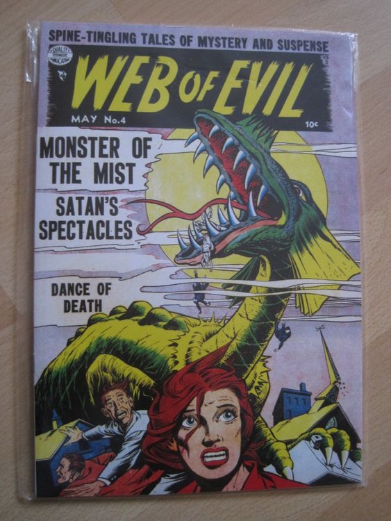 WEB of Evil No 4 Comic Facsimile TOPP NEU (Neu und originalverpackt) in ...