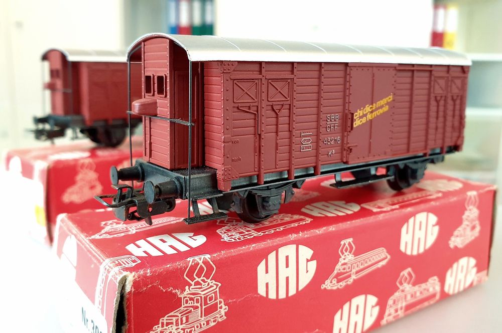 HAG nr. 300, 3 wagons marchandises anciens | Kaufen auf Ricardo