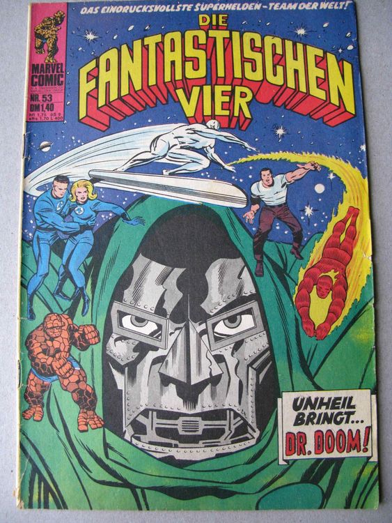 Comic: Die Fantastischen Vier Nr. 53 Dr. Doom Silver Surfer (Gebraucht ...