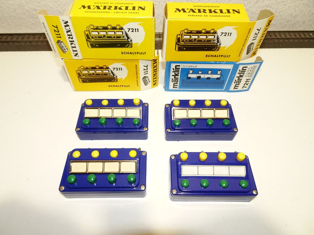 4 Märklin Stell und Schaltpulte HO 7211 (Gebraucht) in Luzern für CHF ...