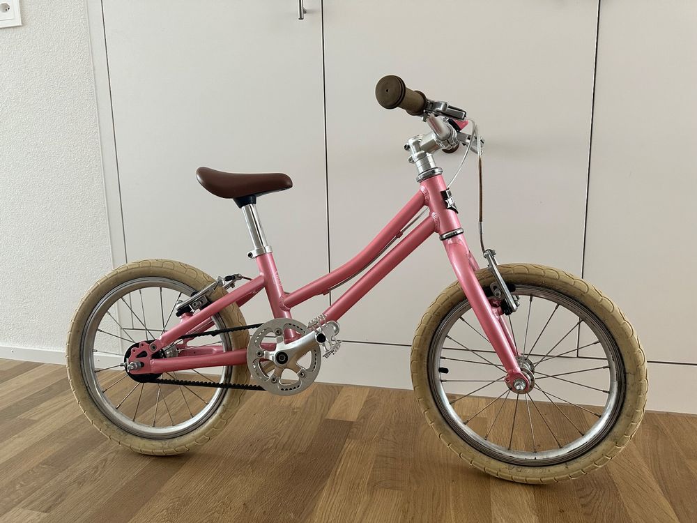 Kindervelo 16 Zoll Alu Kids Bike von Siech Cycles Rosa | Kaufen auf Ricardo