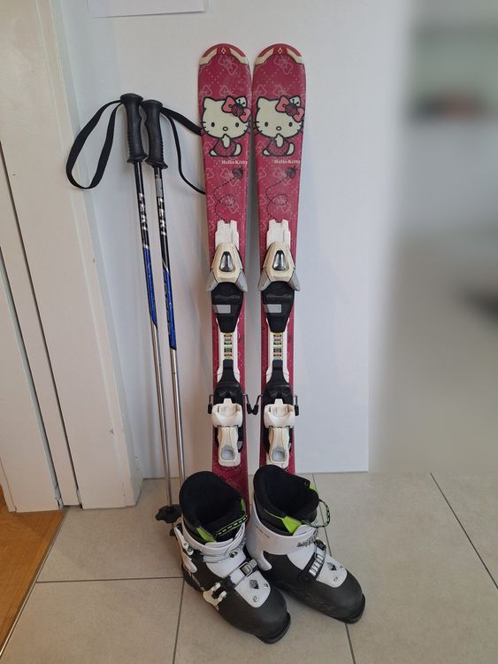 Hello Kitty Ski Set für Mädchen - Ski, Schuhe und Stöcke! (Gebraucht ...