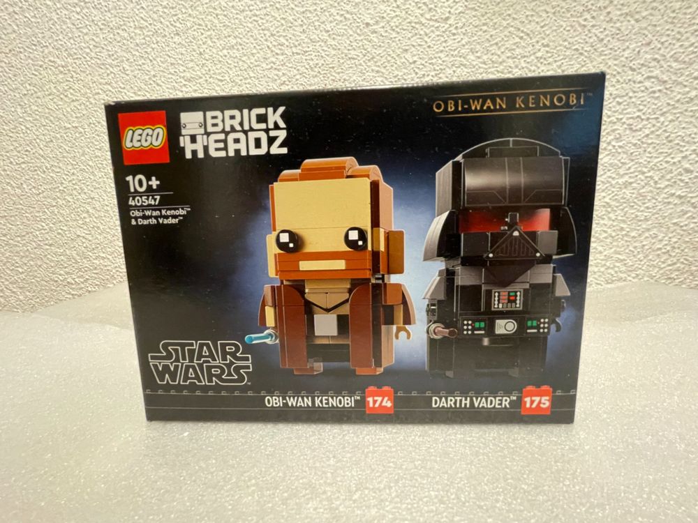 Lego Star Wars BrickHeadz Obi-Wan&Darth Vader 40547 NEU&OVP (Neu und ...
