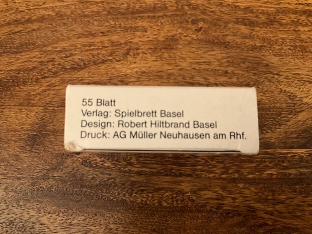 Basler Fasnachtskarten Kartenspiel 1984 AG MÜLLER Neu (Neu (gemäss ...