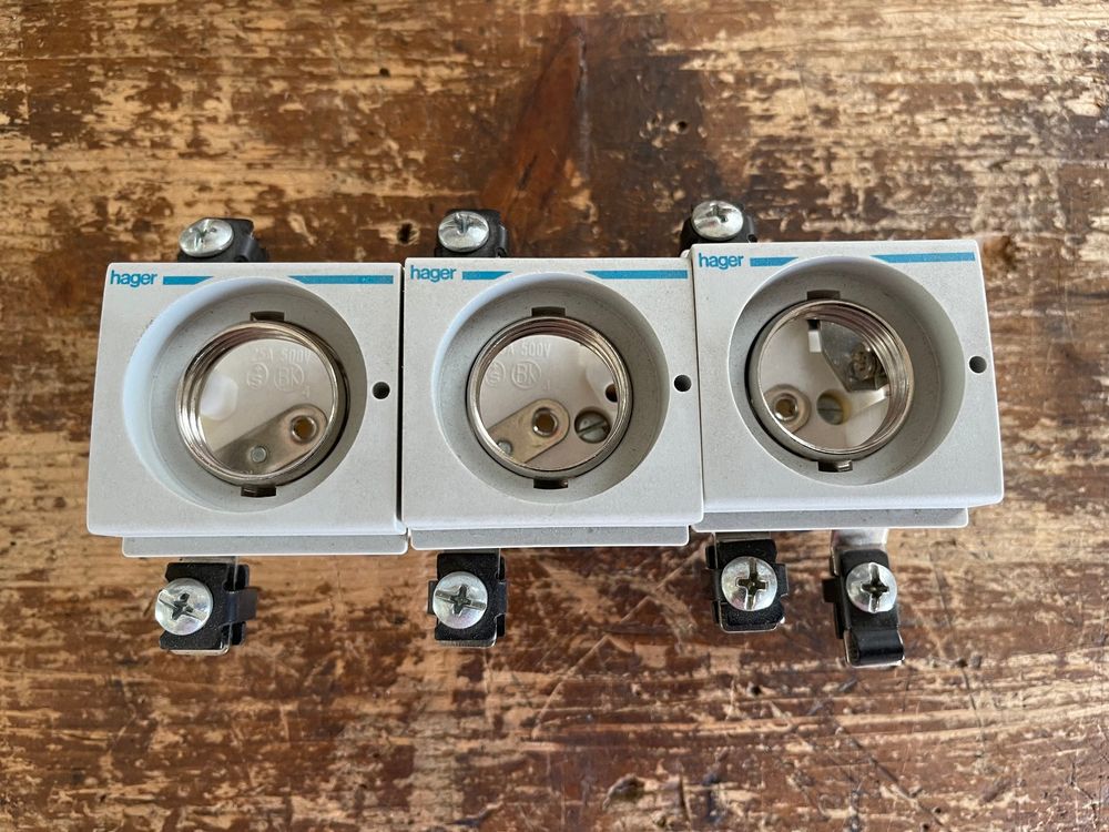 3x Hager Einbau Sicherungselement 25A | Kaufen auf Ricardo