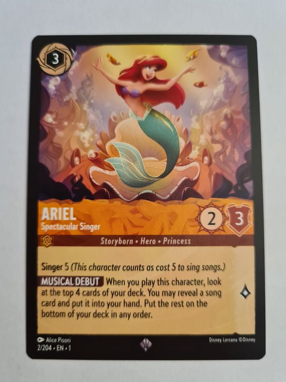 Lorcana, Ariel - Spectacular Singer, 002 (Neu (gemäss Beschreibung)) in ...
