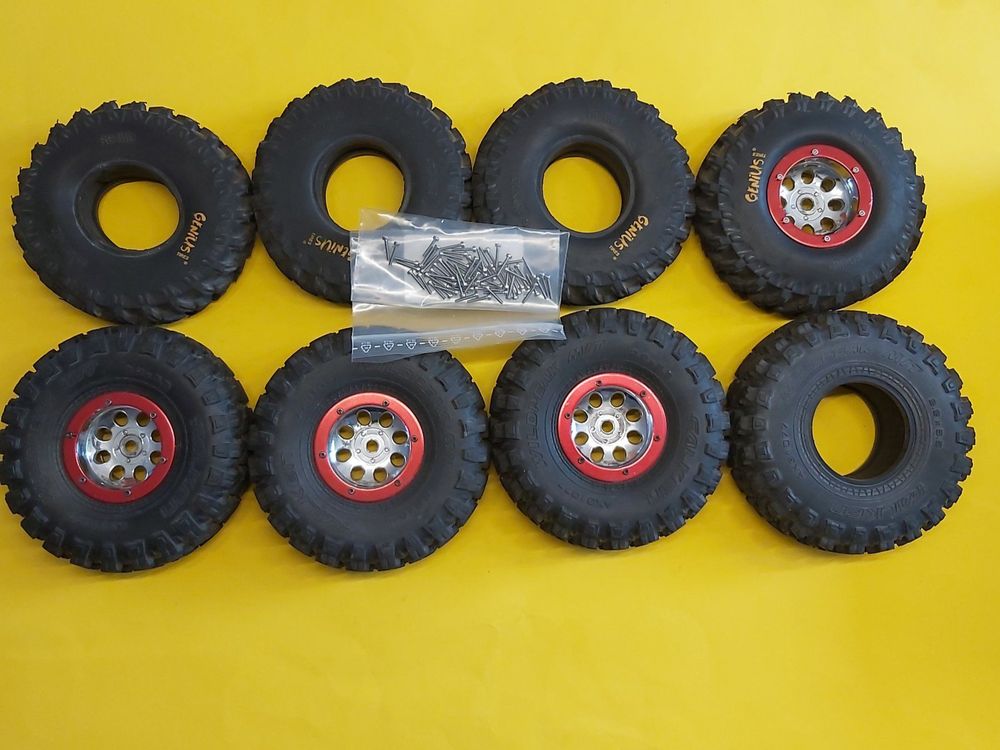 Crawler Reifen 2 x 4 Stück + 1 x 4 Stück passende Felgen | Kaufen auf Ricardo