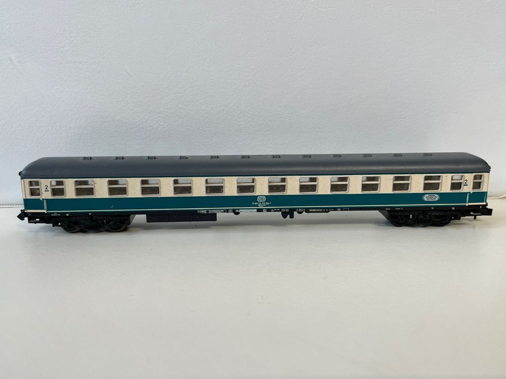 Minitrix 3112 Schnellzugwagen 2. Klasse DB beige/türkis (Gebraucht) in Wilderswil für CHF 15 ...
