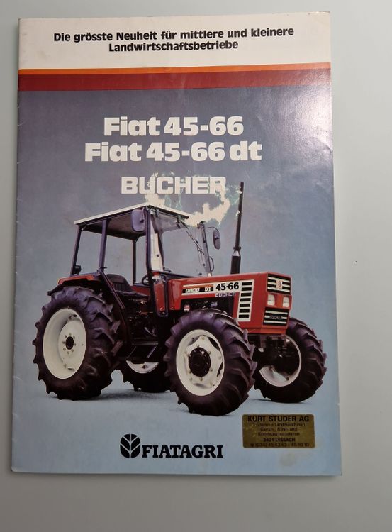 Fiat 45-66 / 45-66 dt Prospekt, Fiatagri,Traktor,RAR (Gebraucht) in ...