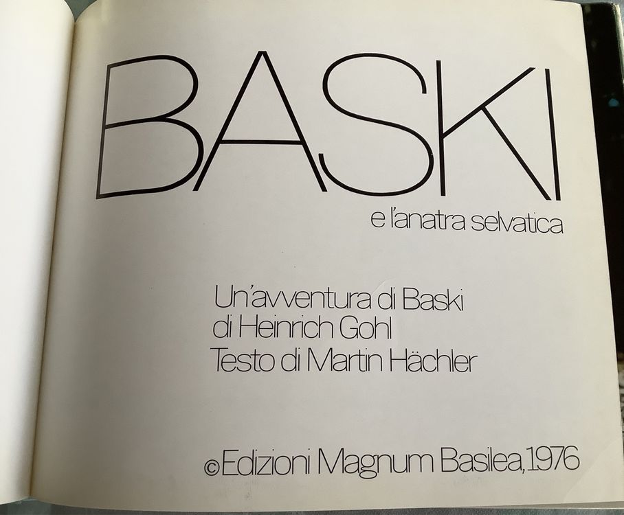 BASKI / e l’anatra selvatica 1976 (Gebraucht) in Biel-Benken BL für CHF ...