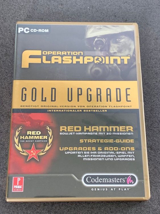 Operation Flashpoint GOLD UPGRADE Red Hammer PC- CD Rom | Kaufen auf ...