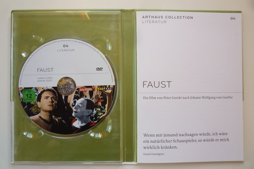 Faust - Arthaus Collection - Klassiker 1960 - Mediabook (Gebraucht) in ...