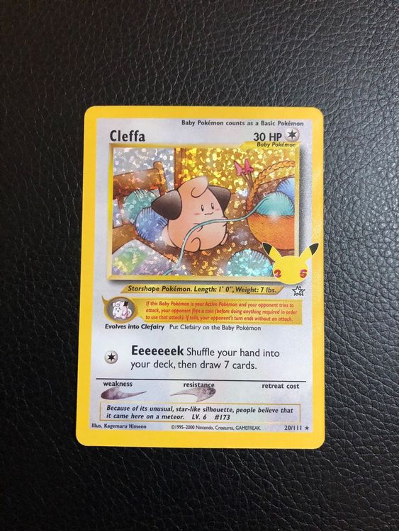 Celebrations Cleffa 25th anniversary Ab 1 | Kaufen auf Ricardo