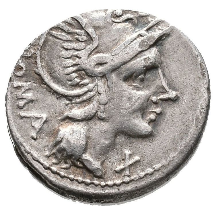 Denarius Flaminia: Lucius Flaminius Cilo 109-108 BC (Gebraucht) in ...