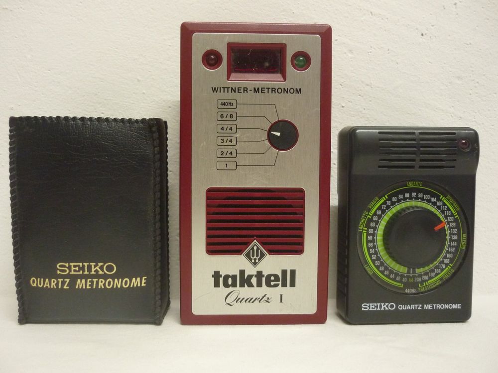 Lot von 3 Metronomen (Wittner Taktell Quartz I und SEIKO) | Kaufen auf ...