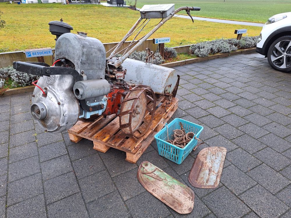 Grunder UG3 NR.9922 Bodenfräse Originalzustand Oldtimer (Gebraucht) in ...