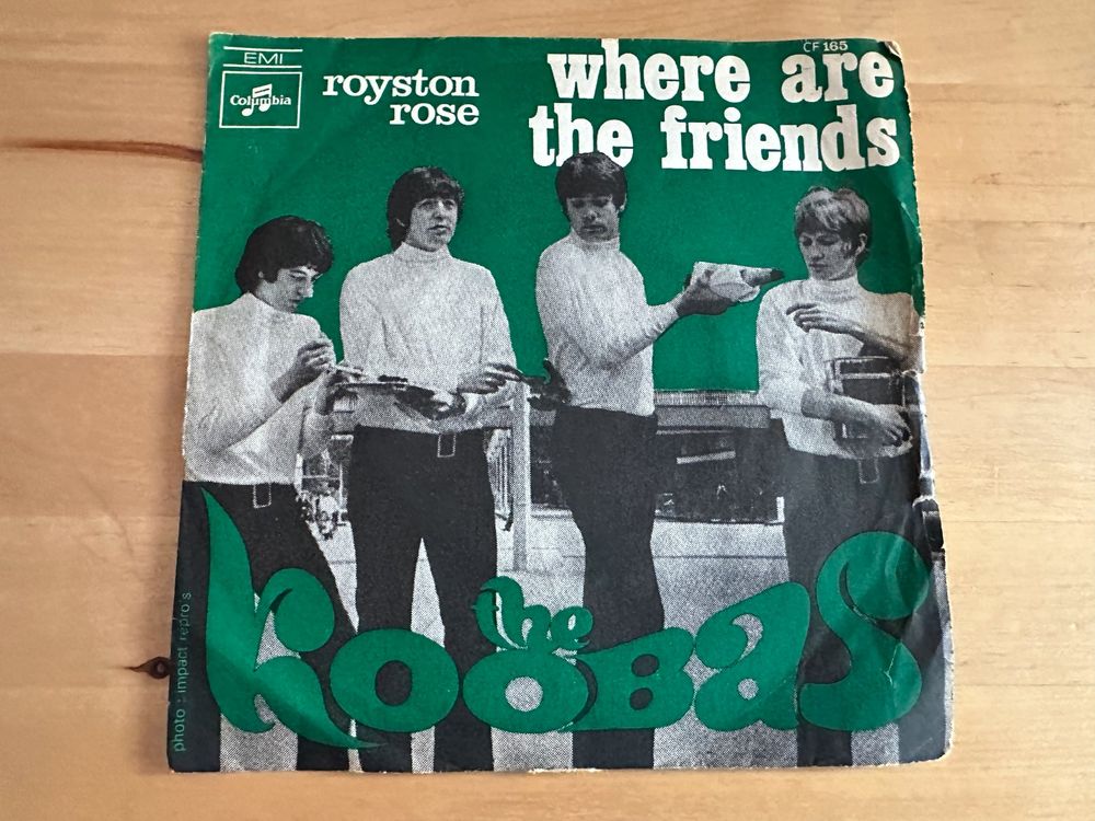 THE KOOBAS Super rare Where are the friends Single 1968 Kult (Gebraucht ...