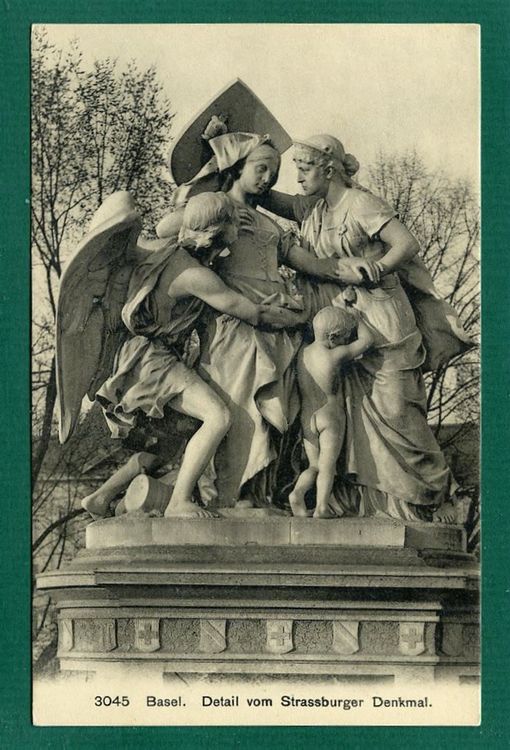Basel - Detail vom Strassburger Denkmal (Gebraucht) in Sargans für CHF 1 – mit Lieferung auf ...