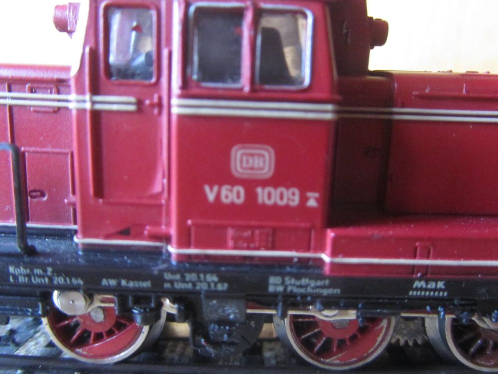 Märklin 3064 Rangierlok Diesel DB V60 1009 OVP (D'occasion) à ...