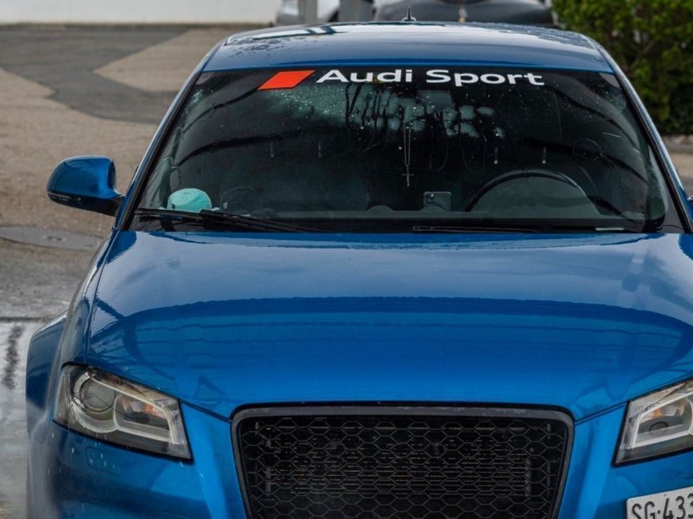 Audi Aufkleber Frontscheibe