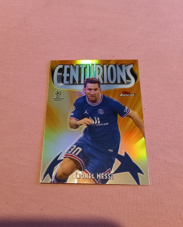 LIONEL MESSI TOPPS FINEST CENTURION! PSG! ARGENTINA! GOAT! | Kaufen auf ...