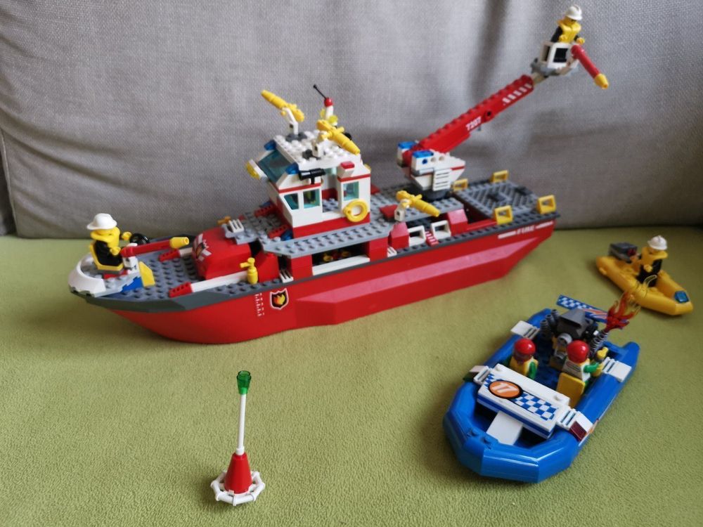 Lego City 7207 Feuerwehrschiff + Boot | Kaufen auf Ricardo