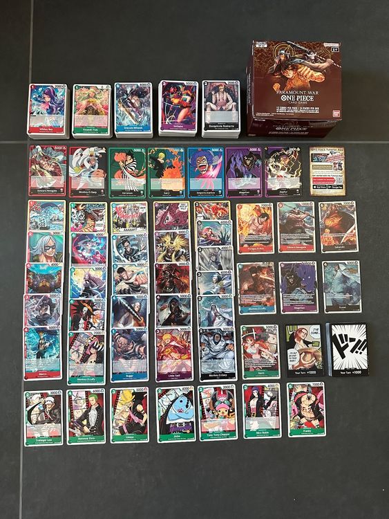 One Piece OP02 TCG EN Kartensammlung (Gebraucht) in Thundorf für CHF 31 ...