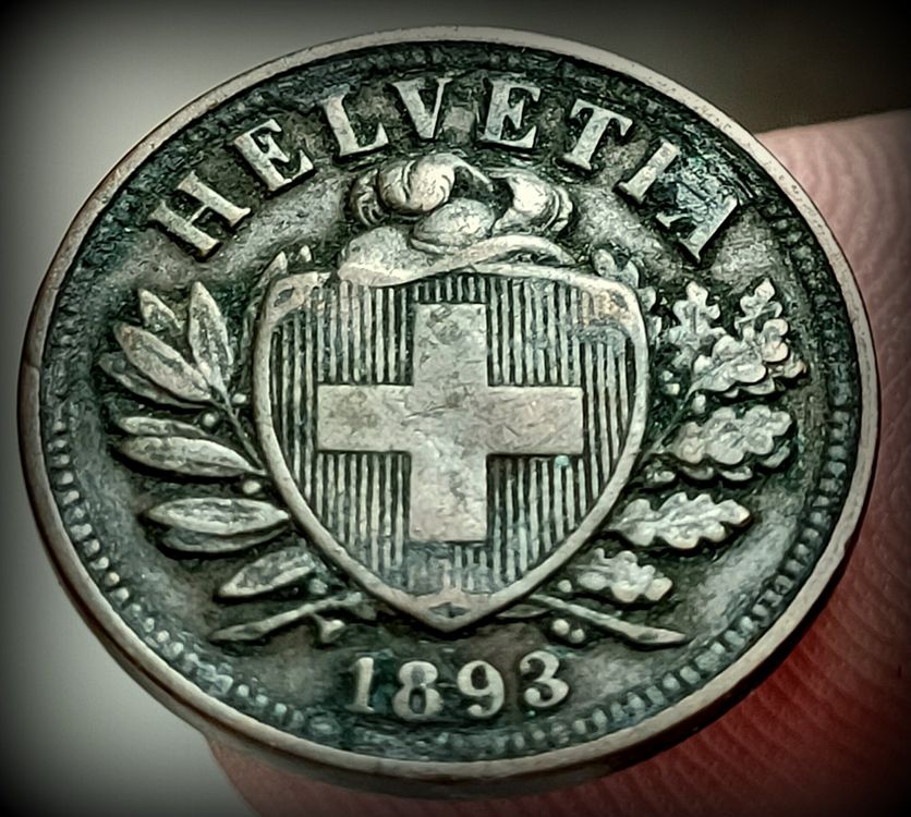 SCHWEIZ 2 RAPPEN 1893 (Gebraucht) in winterthur für CHF 5 – mit Lieferung auf Ricardo kaufen