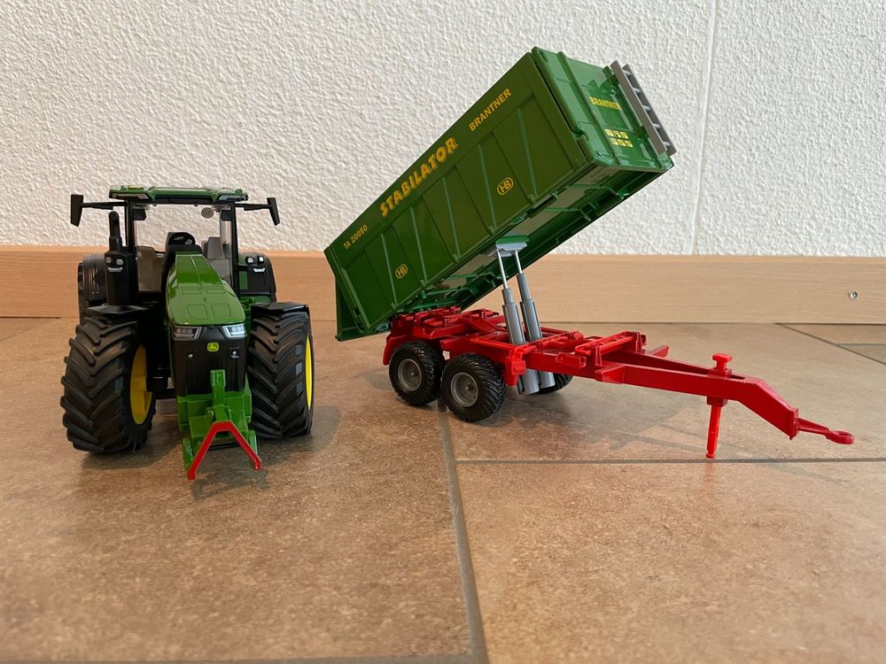 SIKU John Deere 8R370 / Brantner Stabilator (Neu und originalverpackt ...