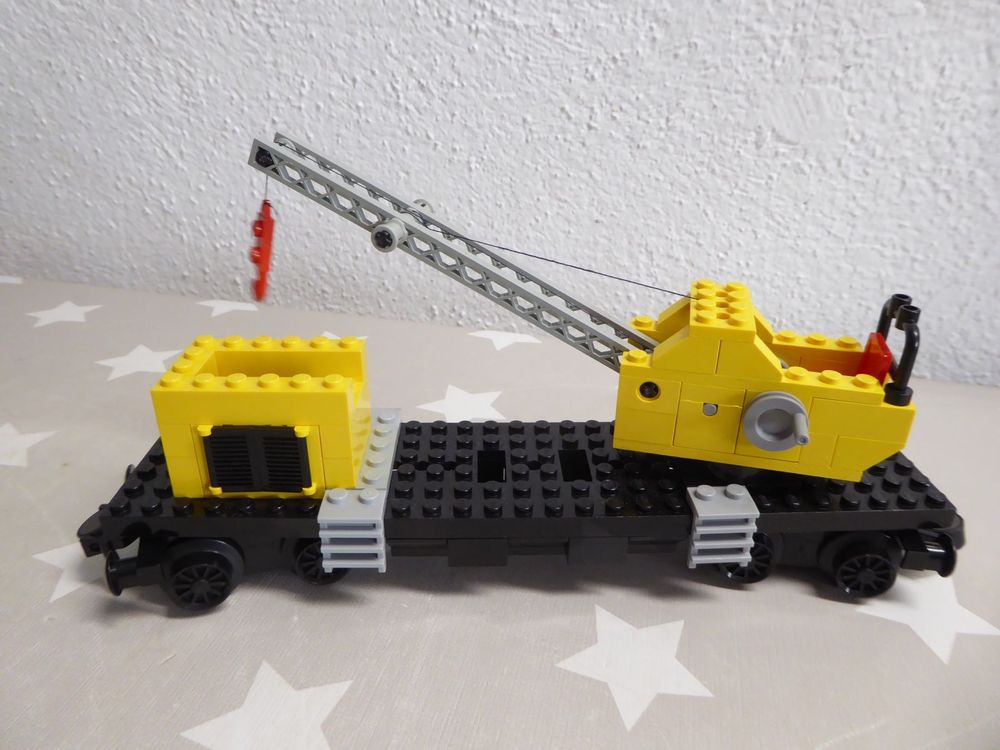 Lego Eisenbahn 12 V Kranwagen 7814 | Kaufen auf Ricardo