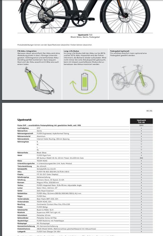 FLYER Upstreet-6 Speed-Pedelec bis 45Km/h, Läuft gut (Gebraucht) in ...