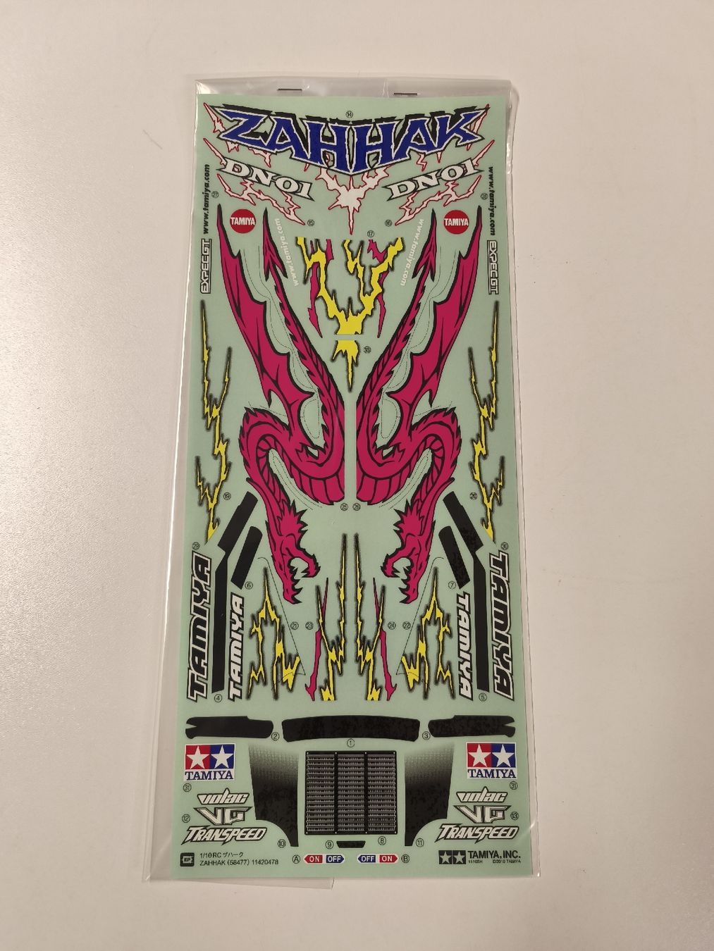 Original Tamiya Zahhak Decal Neu (Neu und originalverpackt) in ...