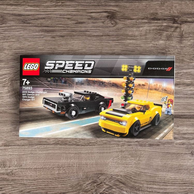 LEGO Speed 75893 2018 Dodge Challenger SRT Demon und Charger (Neu und ...