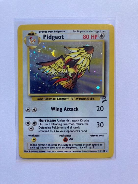 Pokémon Pidgeot Holo Swirl Base Set 2 (Gebraucht) in Genève für CHF 12 ...