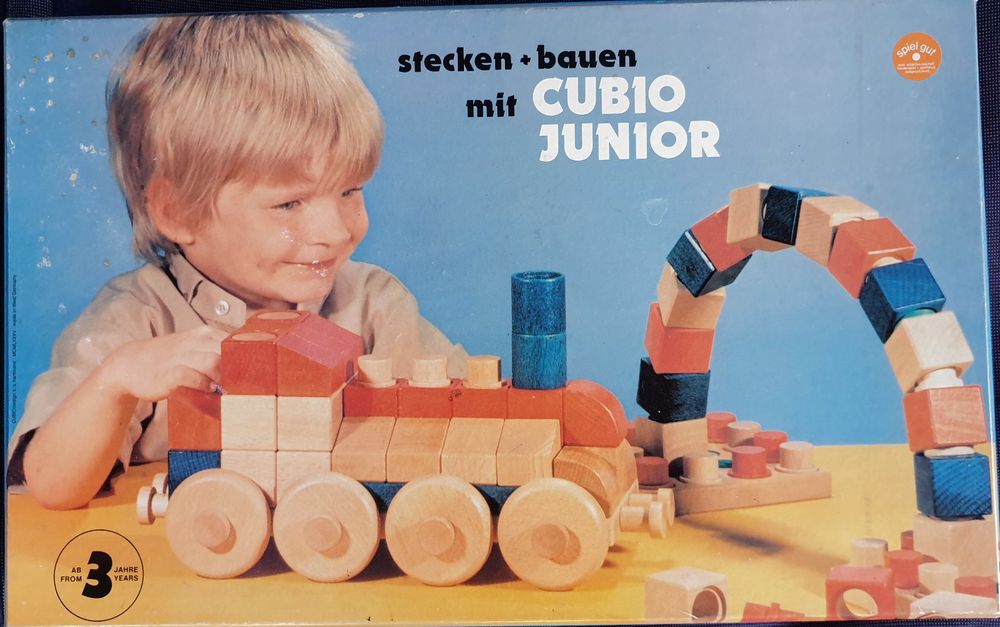 Cubio Holz Steck Spielzeugkasten ab 3 Jahre (Gebraucht) in Allmendingen ...