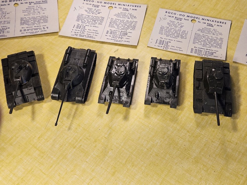 ROCO HO Modell Miniatures Russian Tanks (Gebraucht) in Lausanne für CHF ...