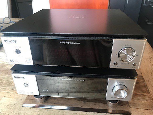 DVD-Microsystem Philips MCD708, CD-DVD-Stereoanlage & Radio (Gebraucht ...